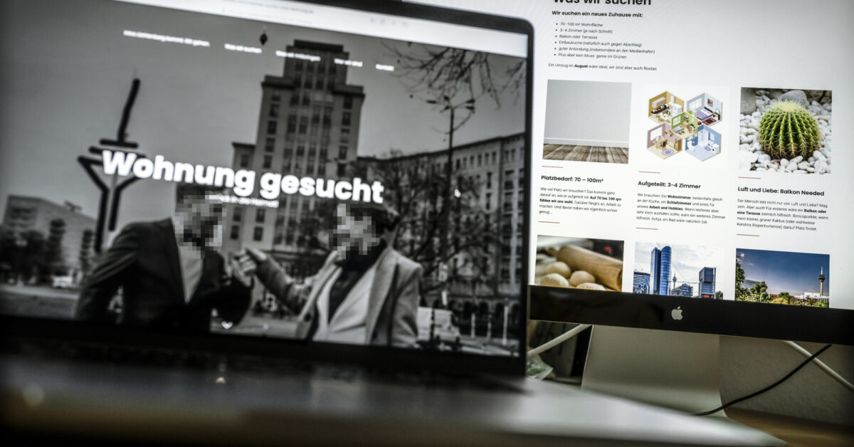 Wohnungssuche in Düsseldorf: Man muss kreativ werden